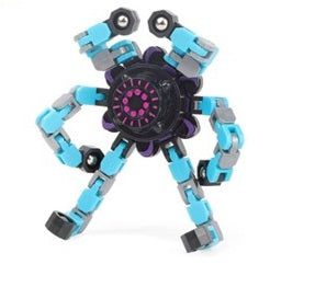 FlexiBot Fidget Spinner – Bendable Robot Sensory Toy – Bright Box Bundles